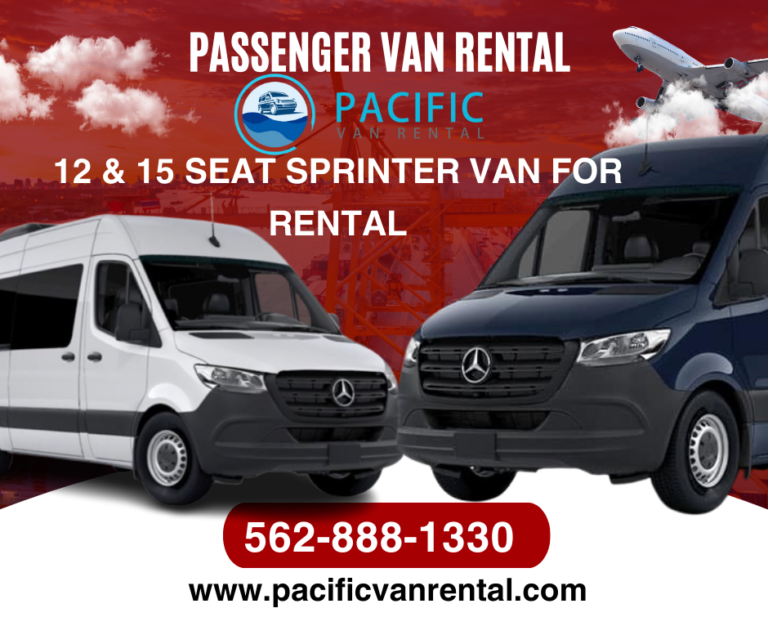 Garden Grove Passenger Van Rental - Pacific Van Rental